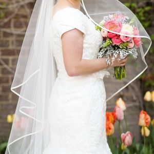 Liz Simons | Dresses | Mermaid Sweetheart Lace Wedding Dress | Poshmark